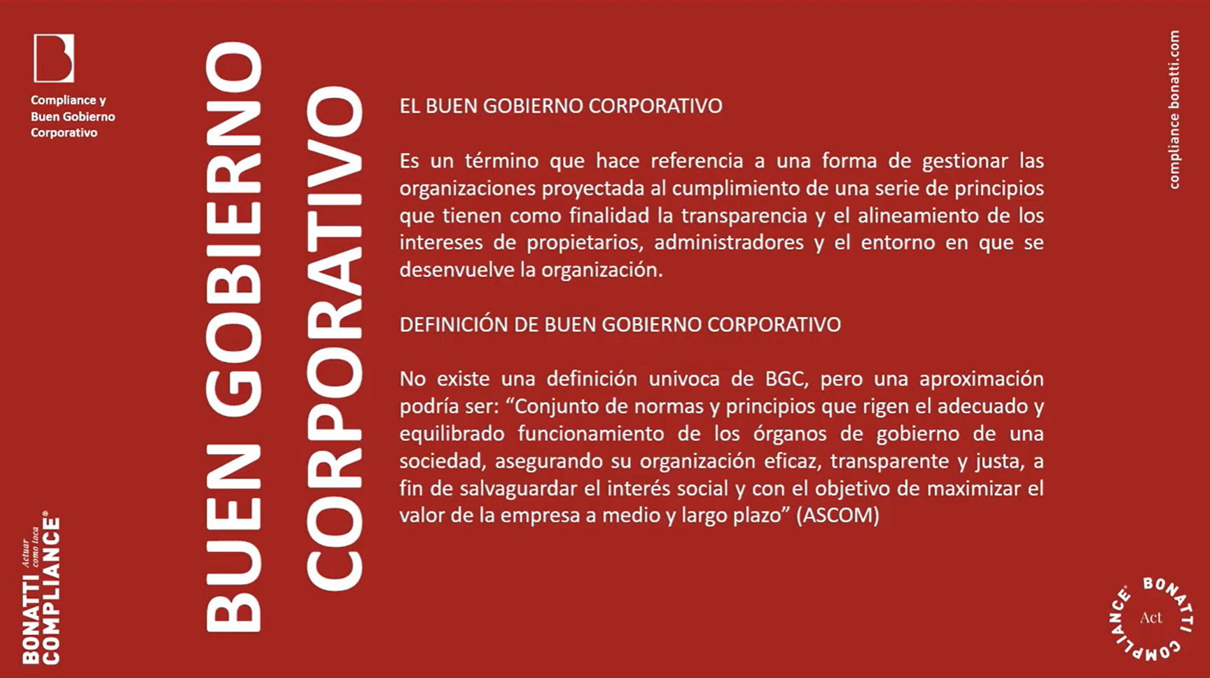 Compliance y Buen Gobierno - 2/4- Origen y antecedentes